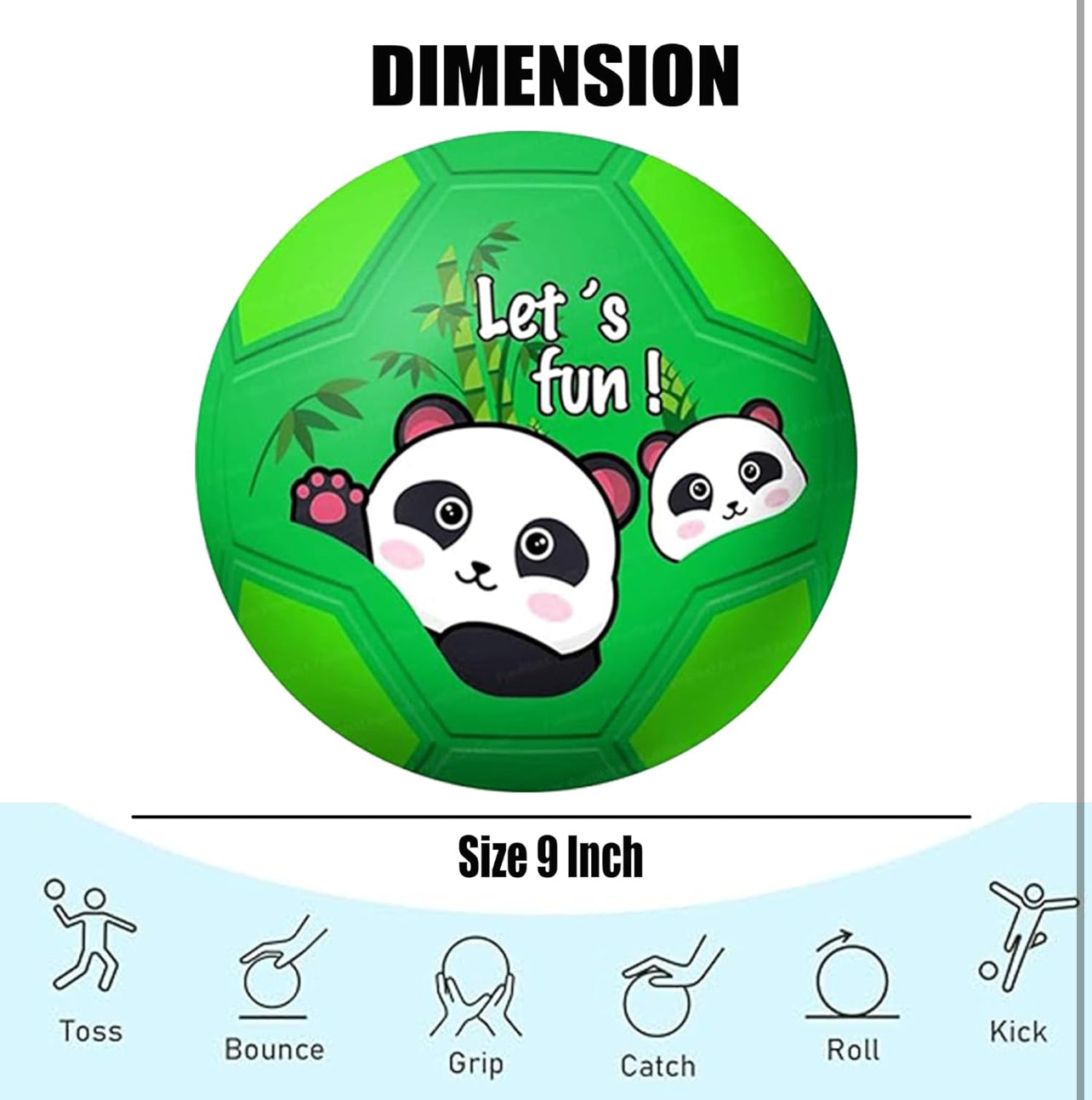 Football - 9” Rubber Beach Ball – Viaana Kids Store