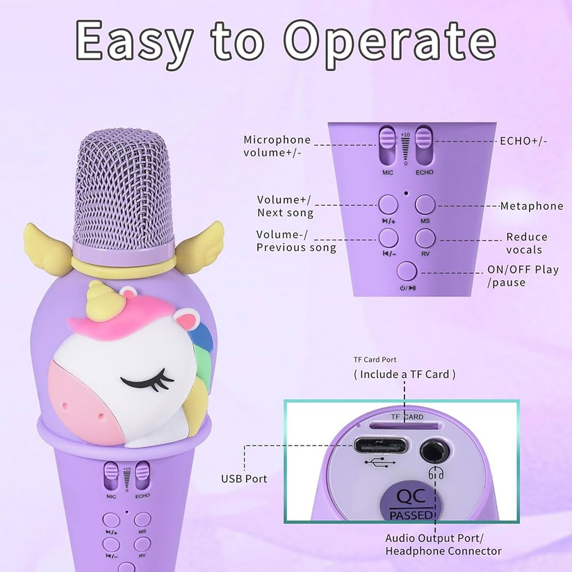 Sing Along Mike - In Built Cute Bluetooth Mike with Speaker – Viaana ...